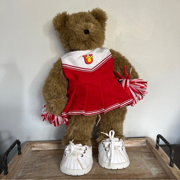 Build-A-Bear | Toys | Vintage Cheerleader Build A Bear Brown White ...